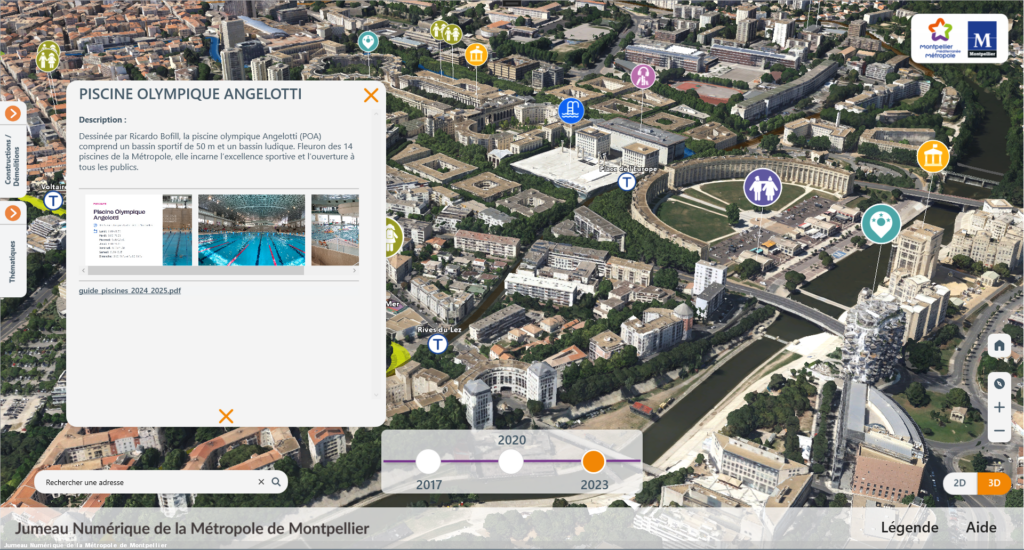 3D interactive kiosk for Montpellier town hall - IGO